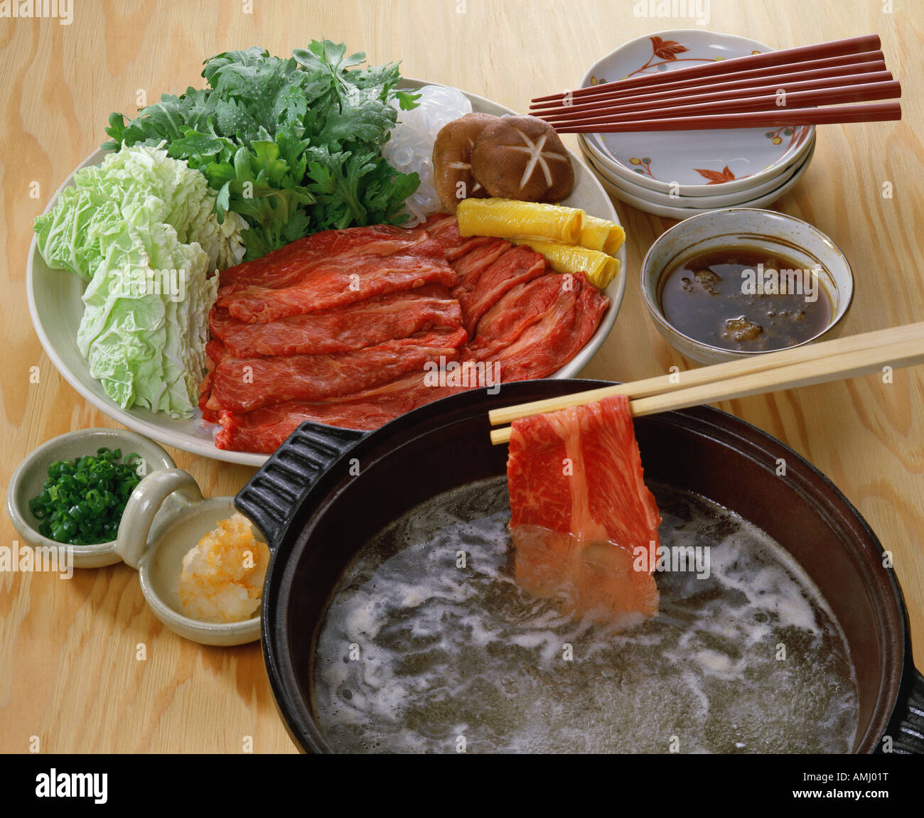 Beef shabu shabu hi-res stock photography and images - Alamy