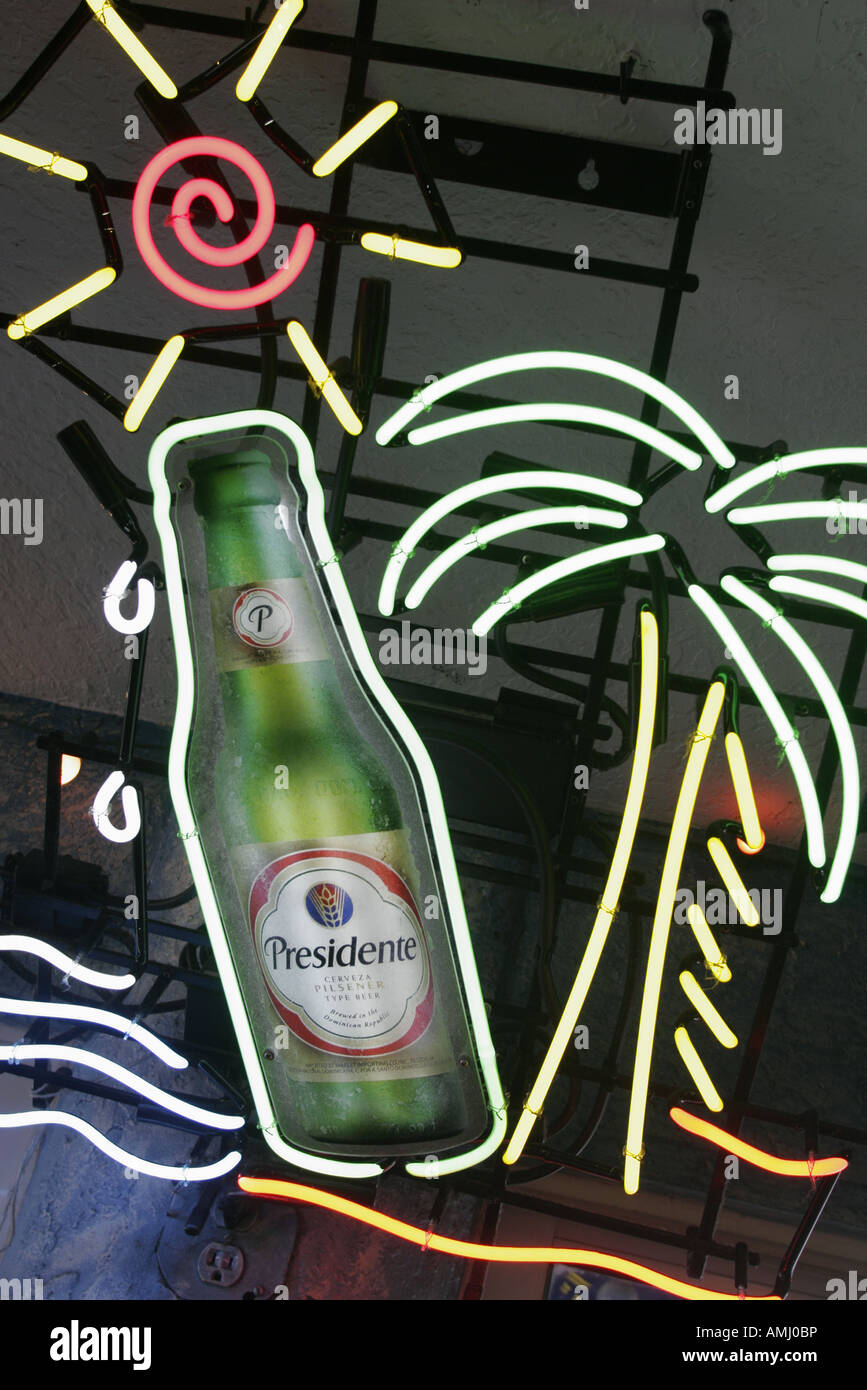 Miami Florida,Catch of the Day Seafood Bar and Grill,neon sign ...
