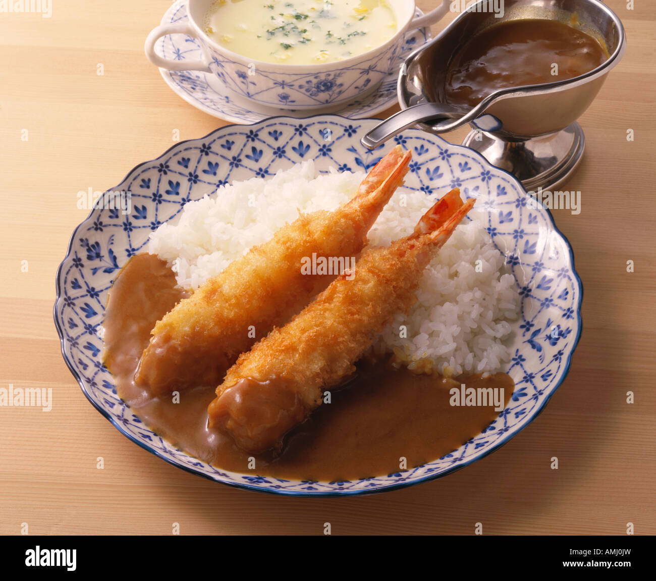 Deep fried shrimp and rice hi-res stock photography and images - Alamy