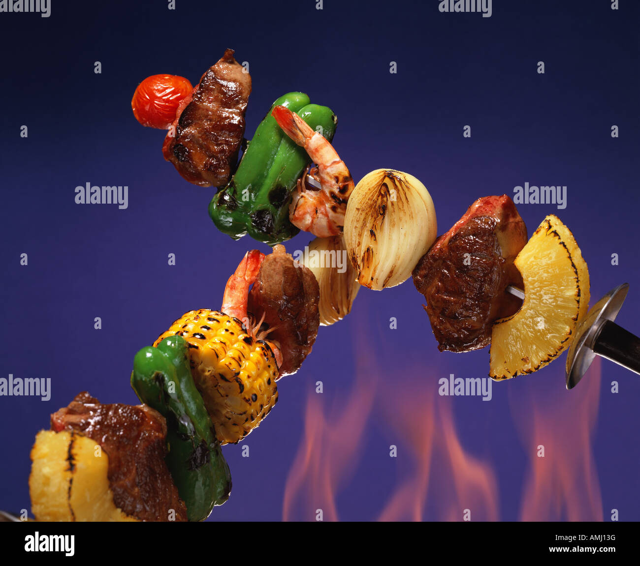 Barbecue kebabs hi-res stock photography and images - Alamy