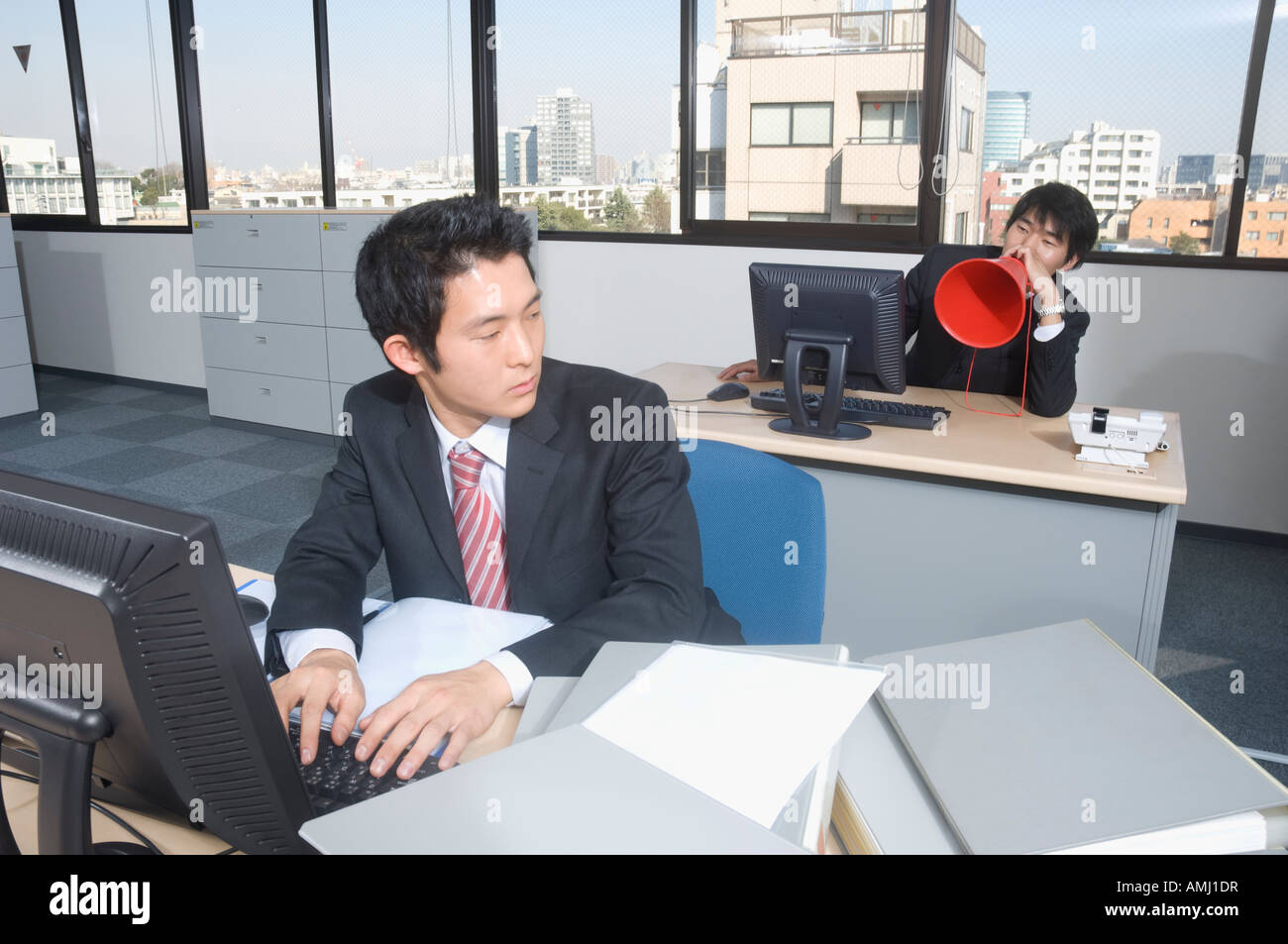Person behind computer pc hi-res stock photography and images - Alamy