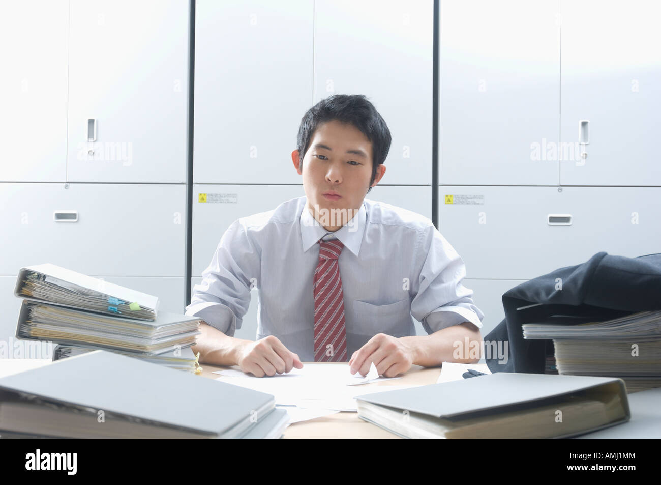 Japanese working late hi-res stock photography and images - Alamy