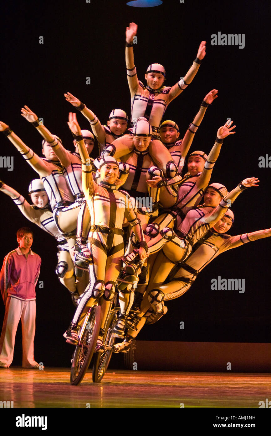 Bicycle Balancing Chinese National Acrobatics Troupe Universal Theatre ...