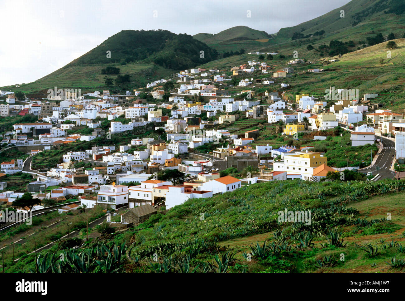 Spanien, El Hierro, Valverde Stock Photo - Alamy