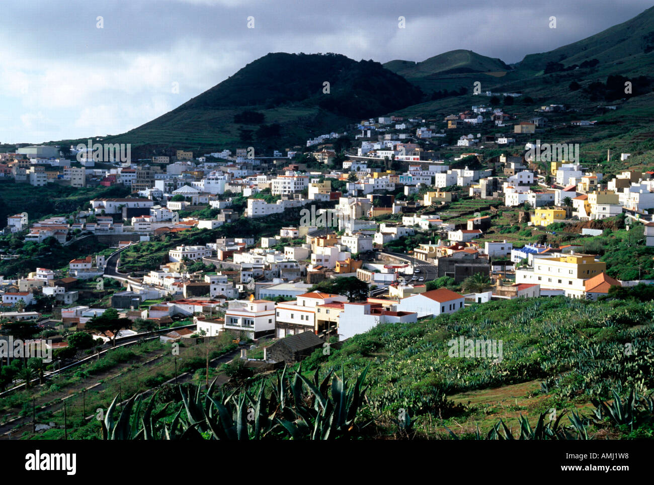 Spanien, El Hierro, Valverde Stock Photo - Alamy