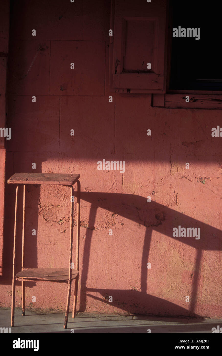 House painted pink detail St. Croix island Virgin Islands USA Stock ...