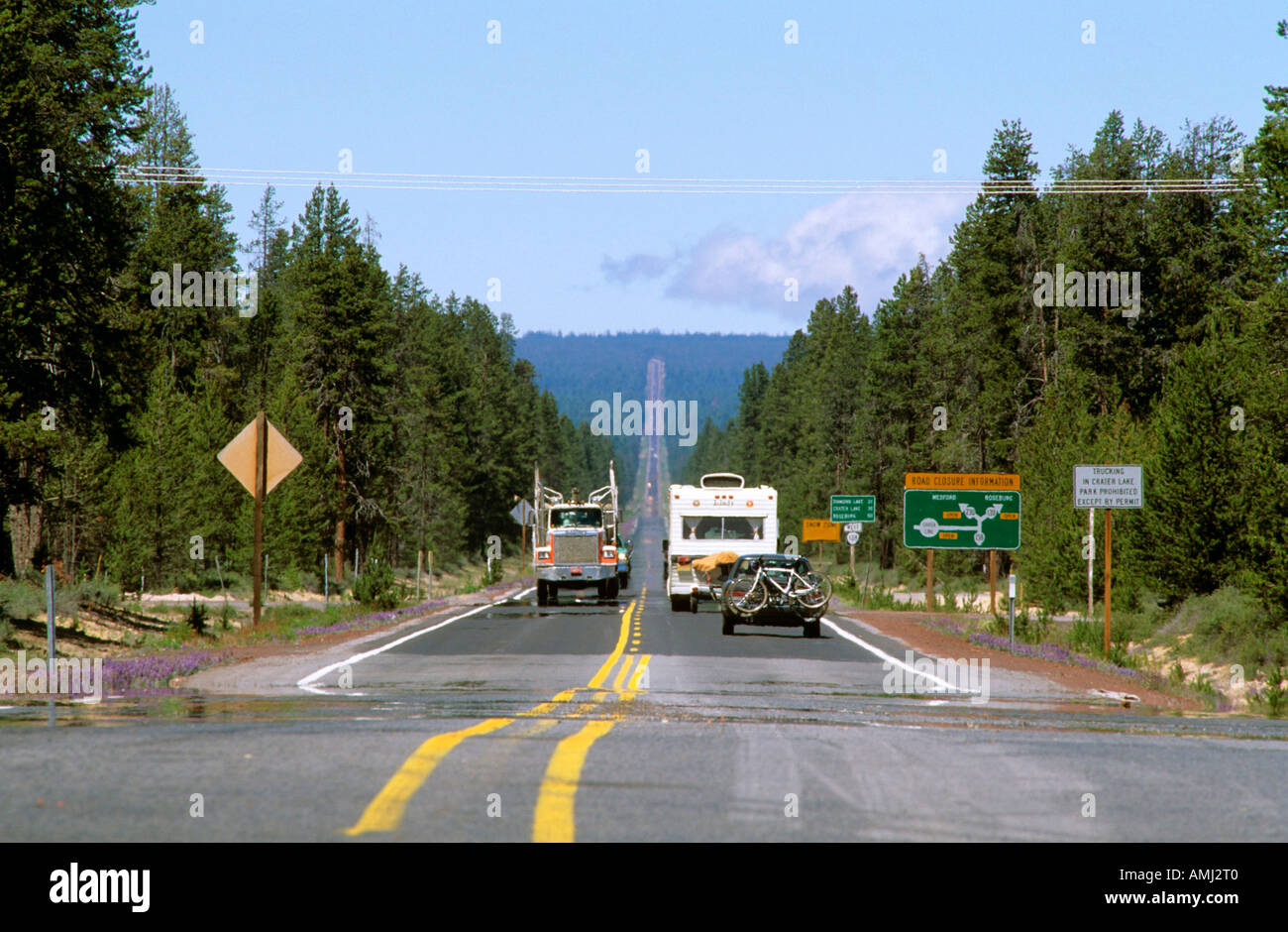 Highway oregon hi-res stock photography and images - Alamy