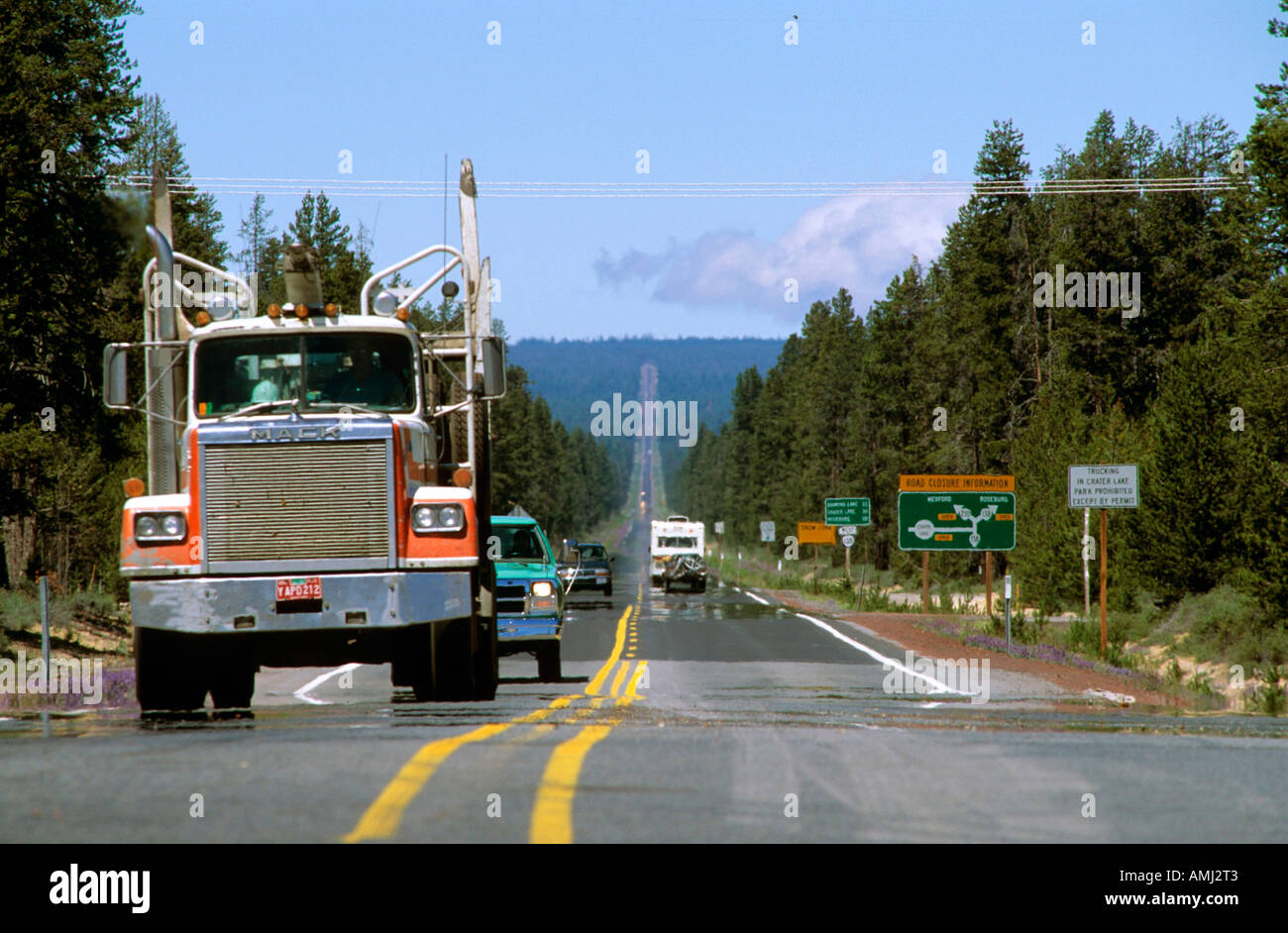 USA, Oregon, Highway 138 Stock Photo - Alamy