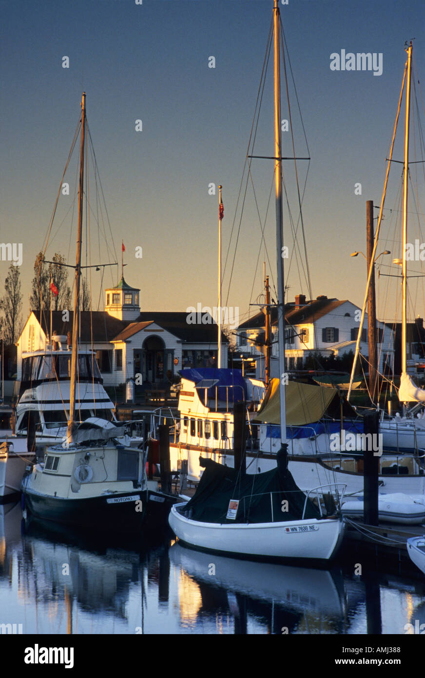 Port Townsend Harbor Stock Photo - Alamy