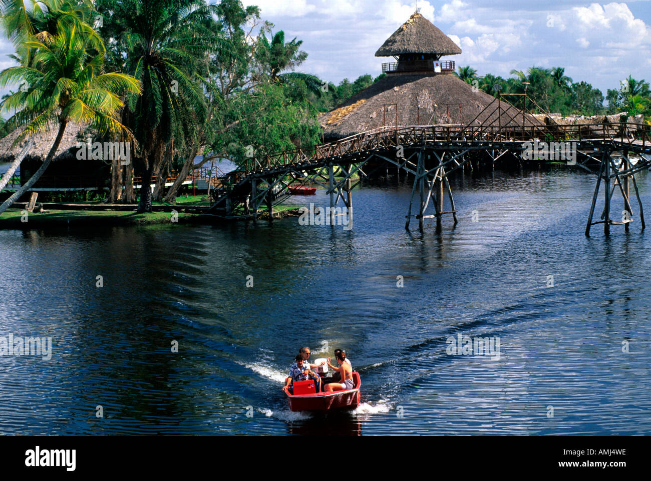 Kuba, Matanzas, Nationalpark Zapata, Guama, Schatzlagune, Laguna del ...