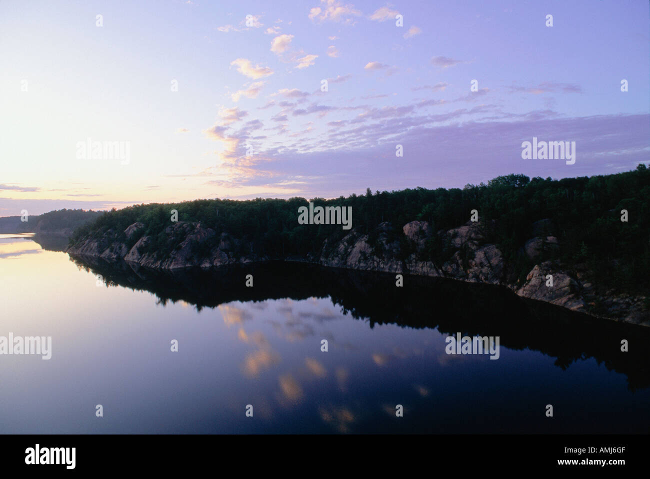 George Lake, Killarney Provincial Park, Ontario, Canada Stock Photo - Alamy
