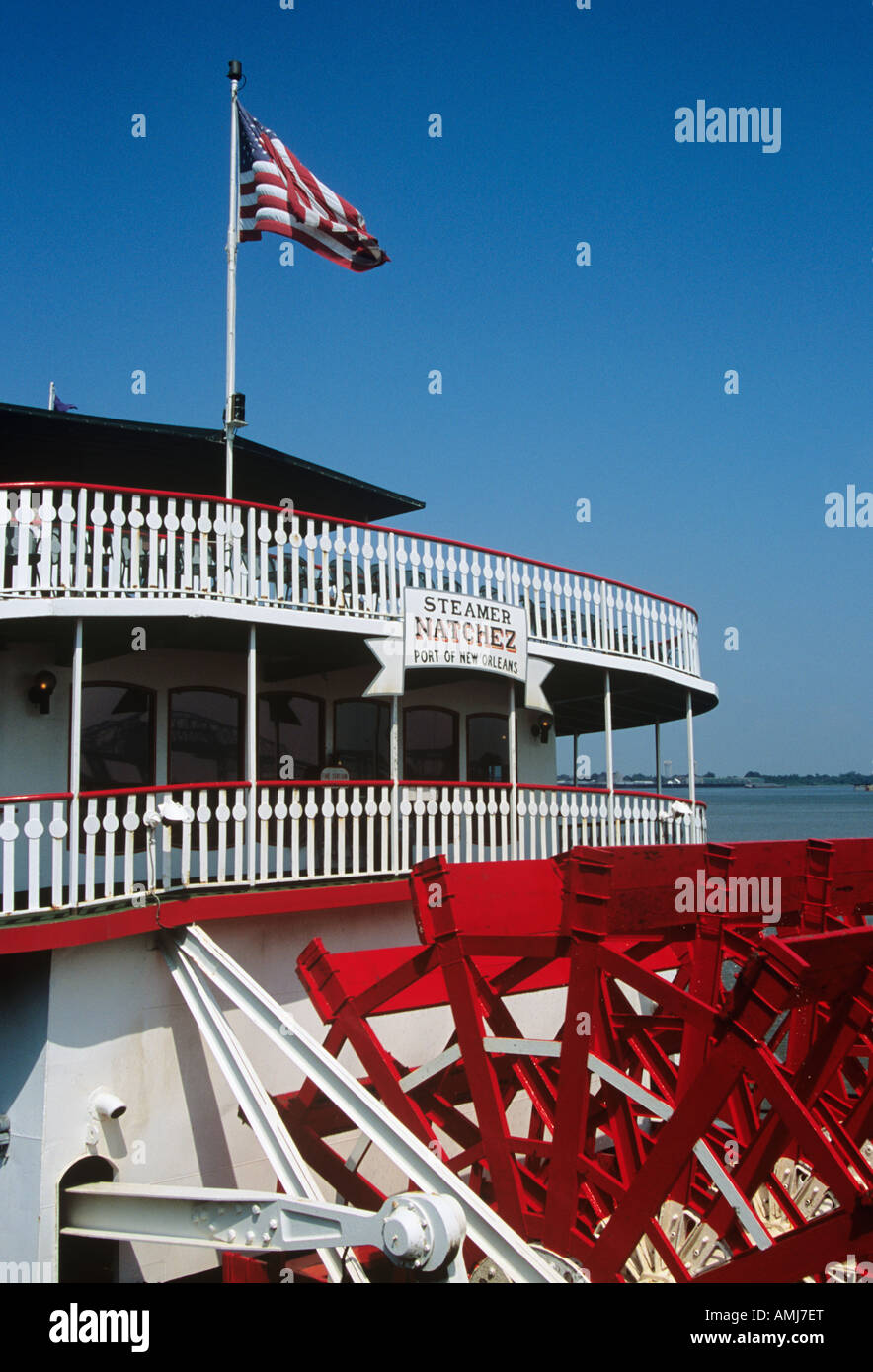 Natchez steamboat paddle steamer, Mississippi River, New Orleans ...