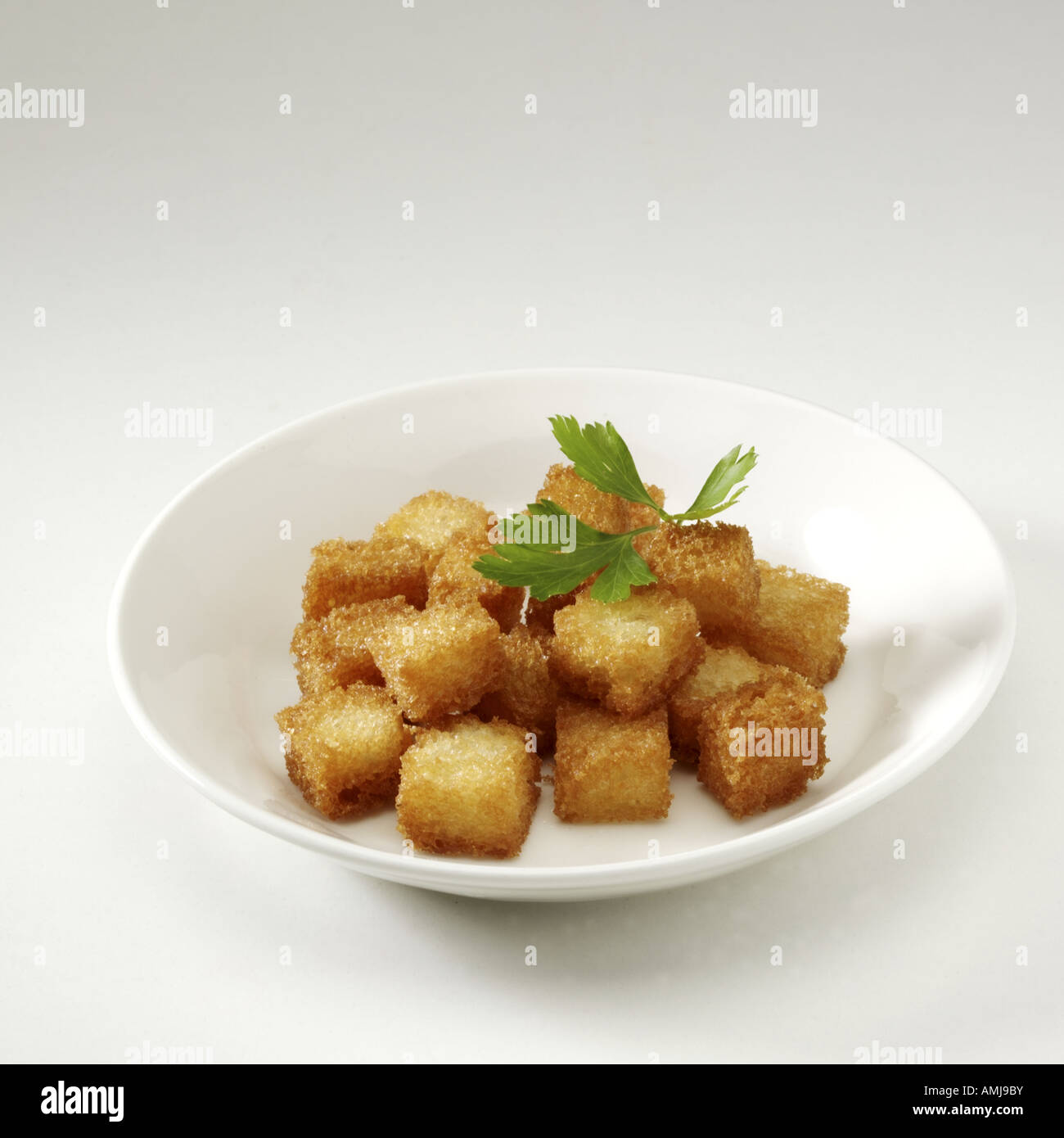 Cubed toasted bread hi-res stock photography and images - Alamy