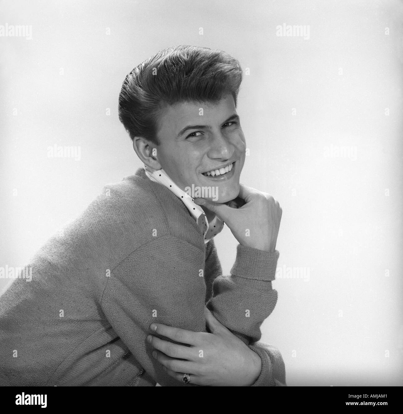Bobby Rydell in publicity portrait 1959 61 Stock Photo - Alamy
