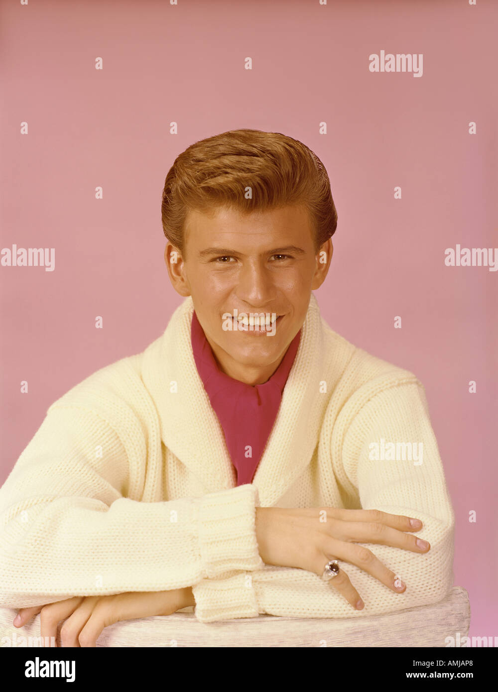 Bobby Rydell in publicity portrait 1959 61 Stock Photo - Alamy