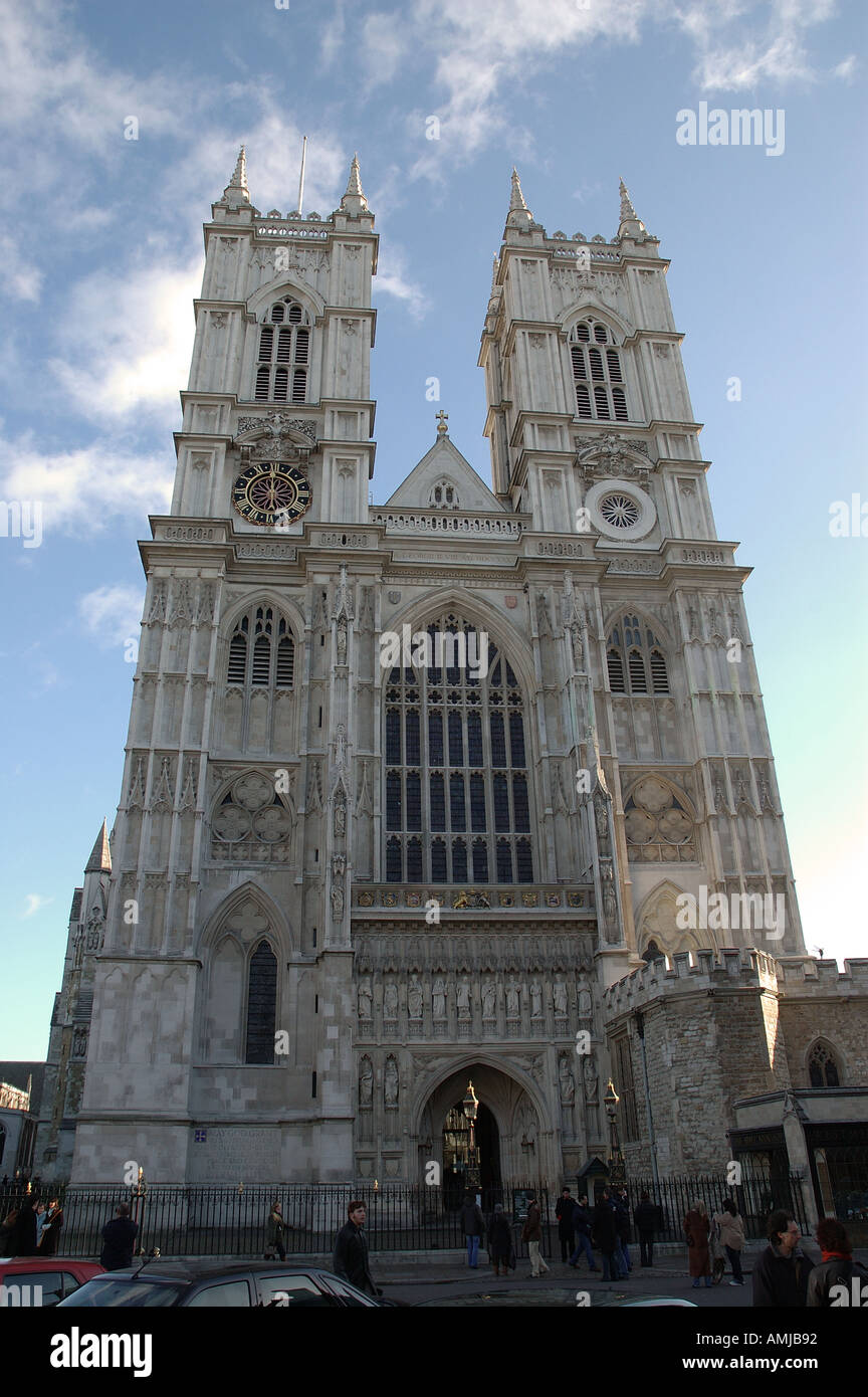 Westminster Abbey Close Up London England UK Stock Photo - Alamy