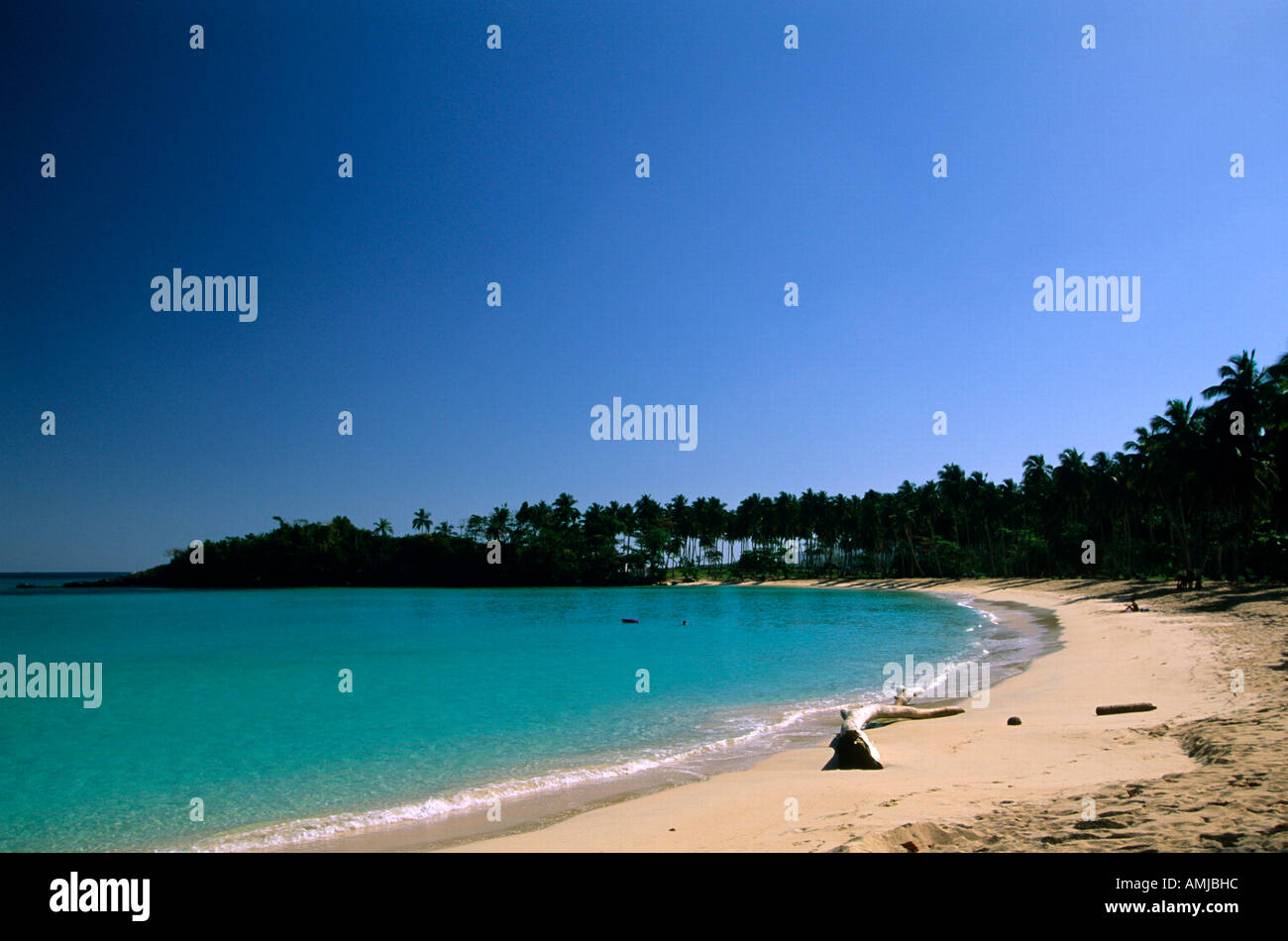 Dominikanische Republik, Samana Halbinsel, Strand bei Las Galeras Stock ...