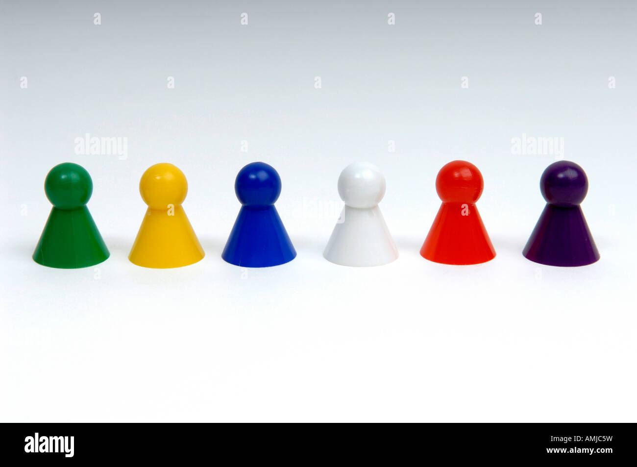 Colour Playing Pieces Stock Photo - Alamy
