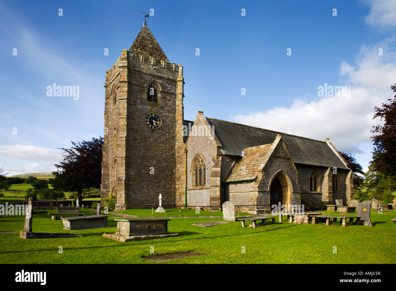 St Oswalds Parish Church Thornton in Lonsdale Yorkshire Dales England ...