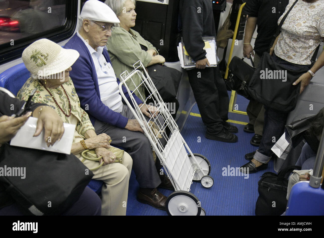Miami Beach Florida,Washington Avenue,Metro bus,coach,public ...