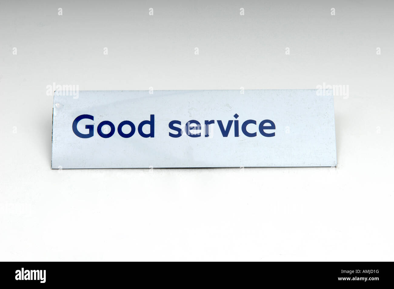 Good Service Sign Stock Photo - Alamy