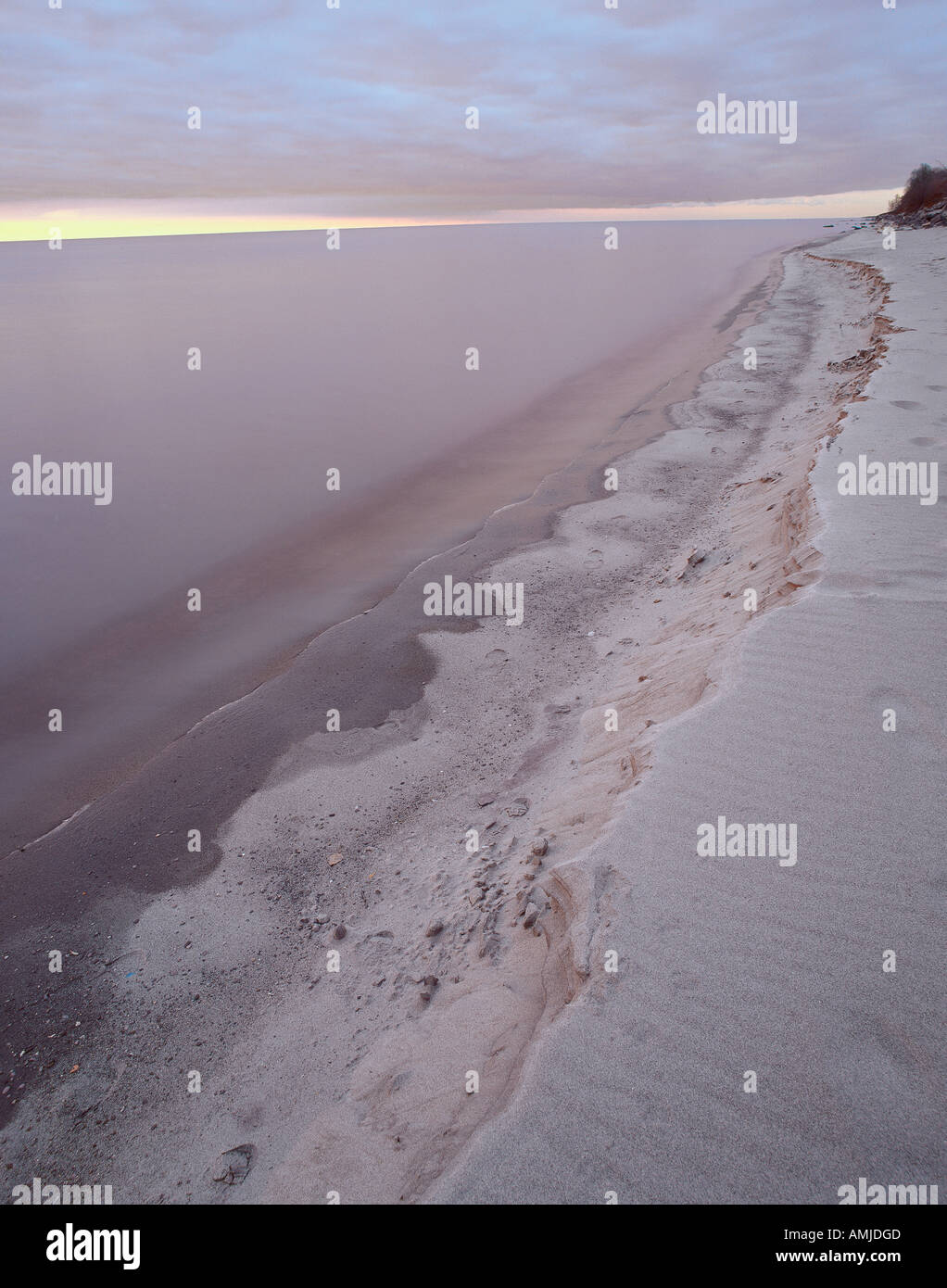 Lake Ontario Shoreline, Rouge River Valley Park, Ontario, Canada Stock ...