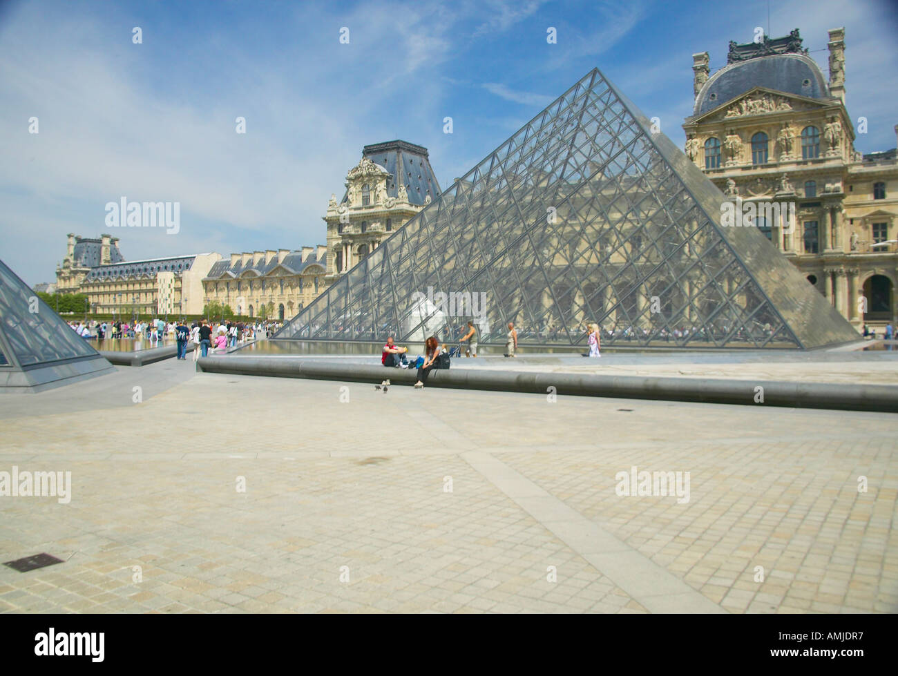 Exterior of the Louvre Museum Paris France Stock Photo - Alamy