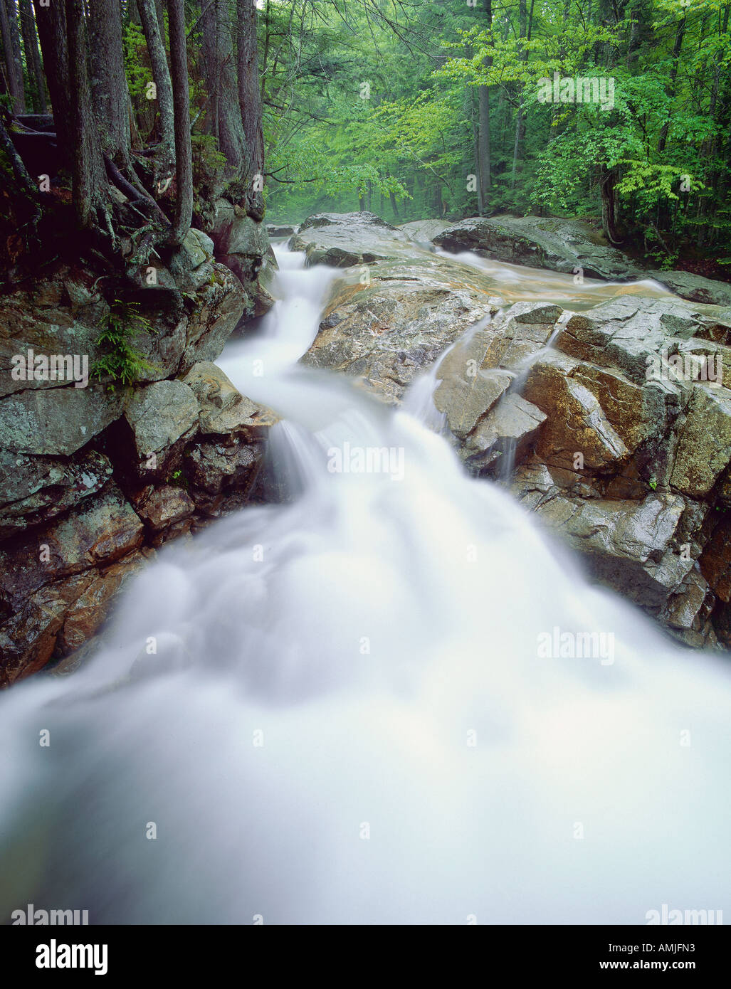 Pemigewasset River, Franconia Notch State Park, New Hampshire, USA ...