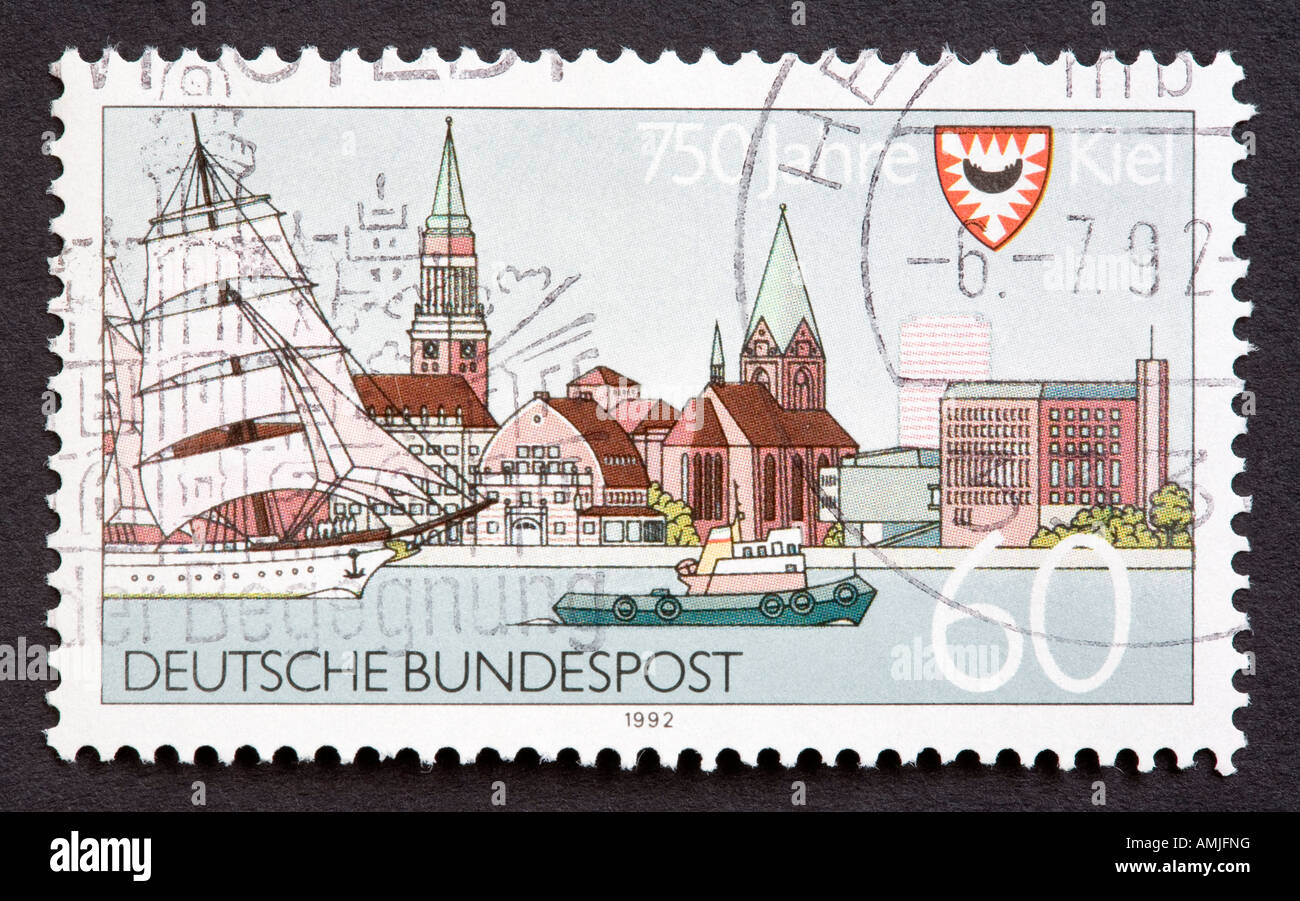 German postage stamp Stock Photo - Alamy