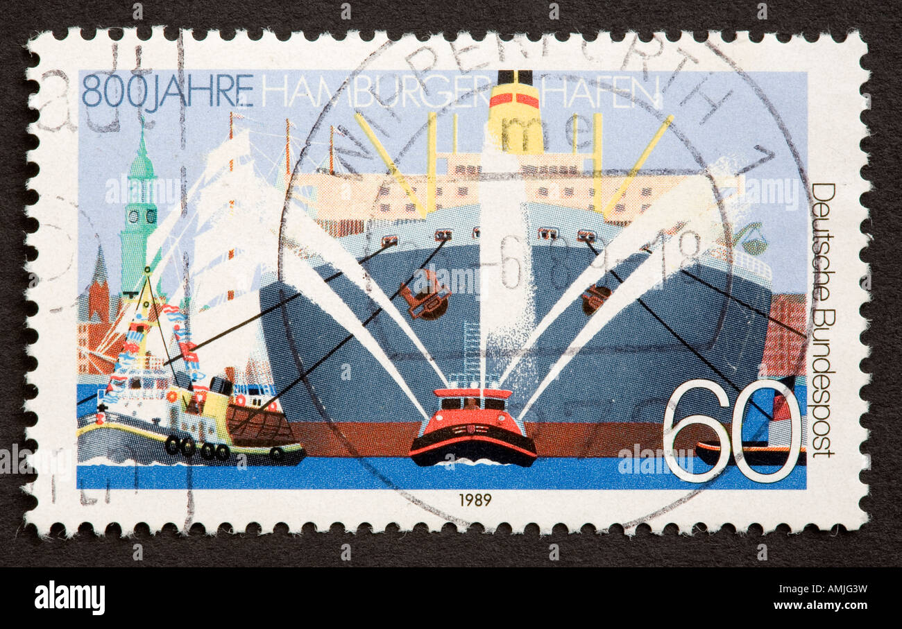 German postage stamp Stock Photo - Alamy