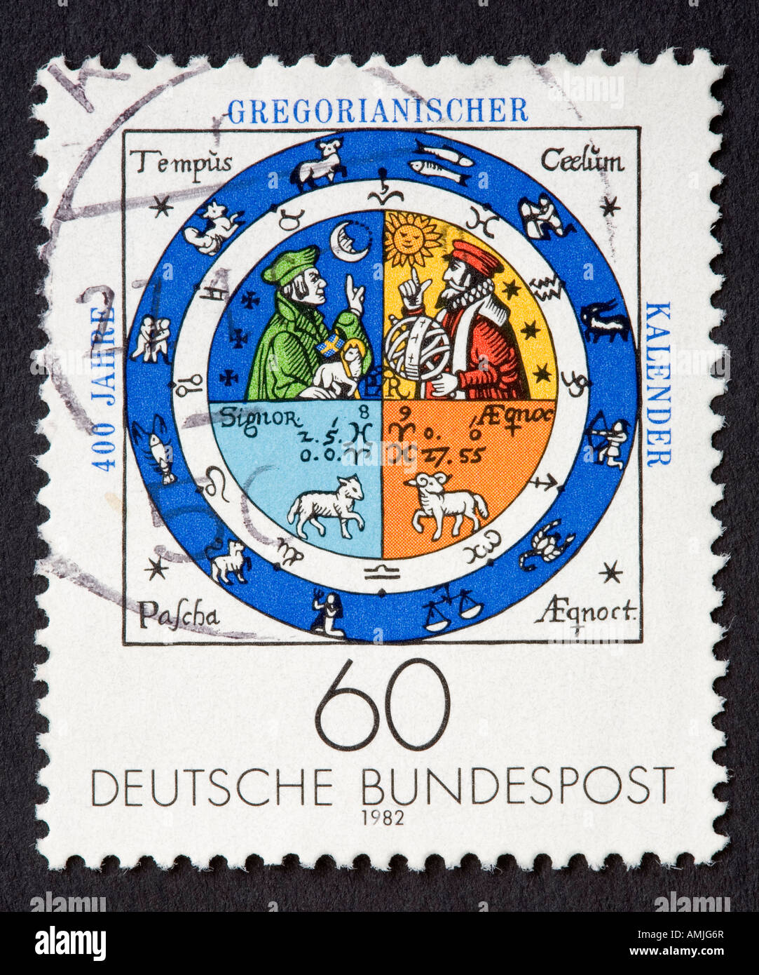 German postage stamp Stock Photo - Alamy