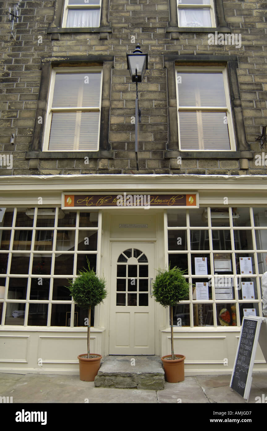 Haworth building house restaurant Stock Photo - Alamy