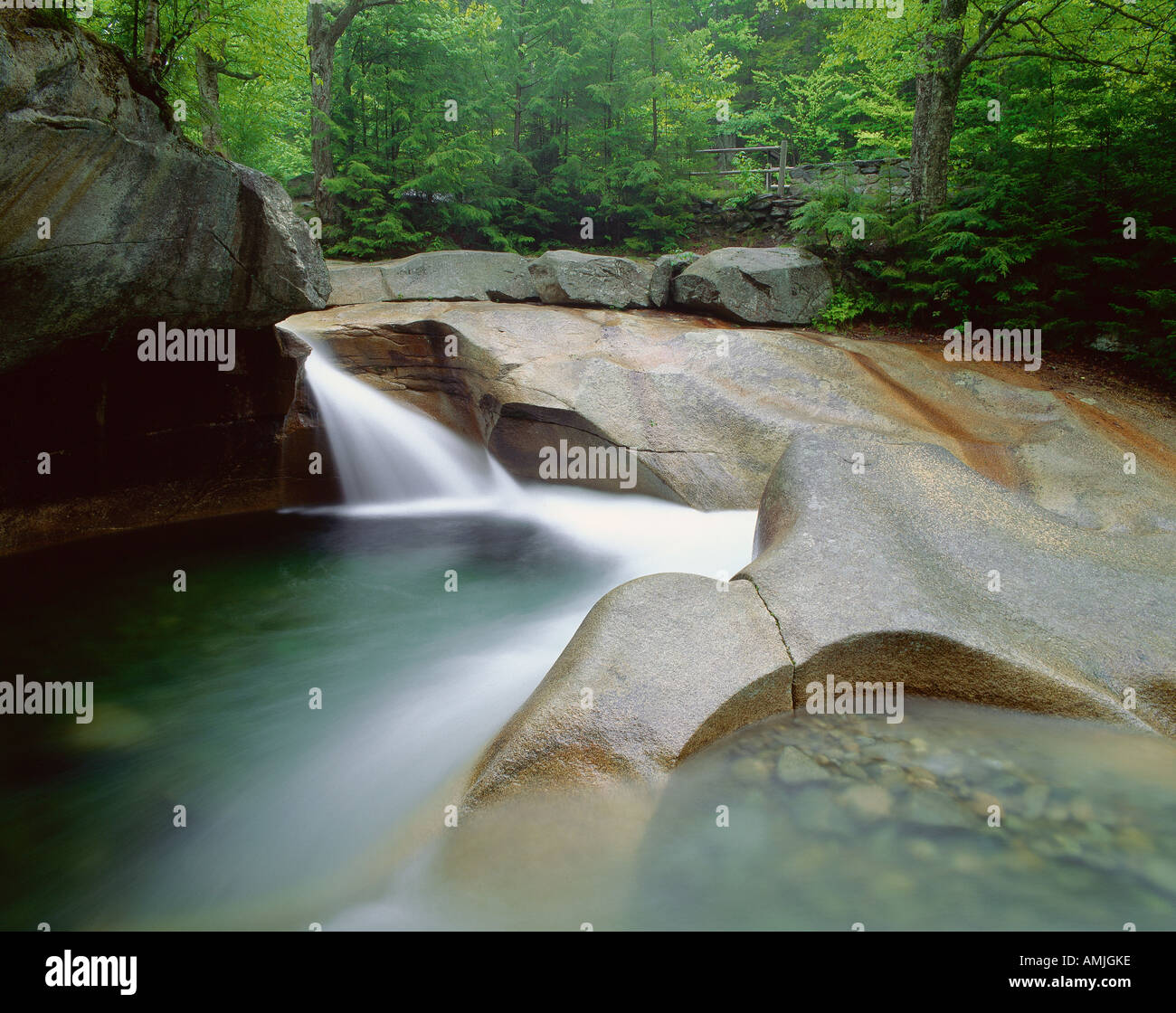The Basin, Pemigewasset River, Franconia Notch State Park, New ...