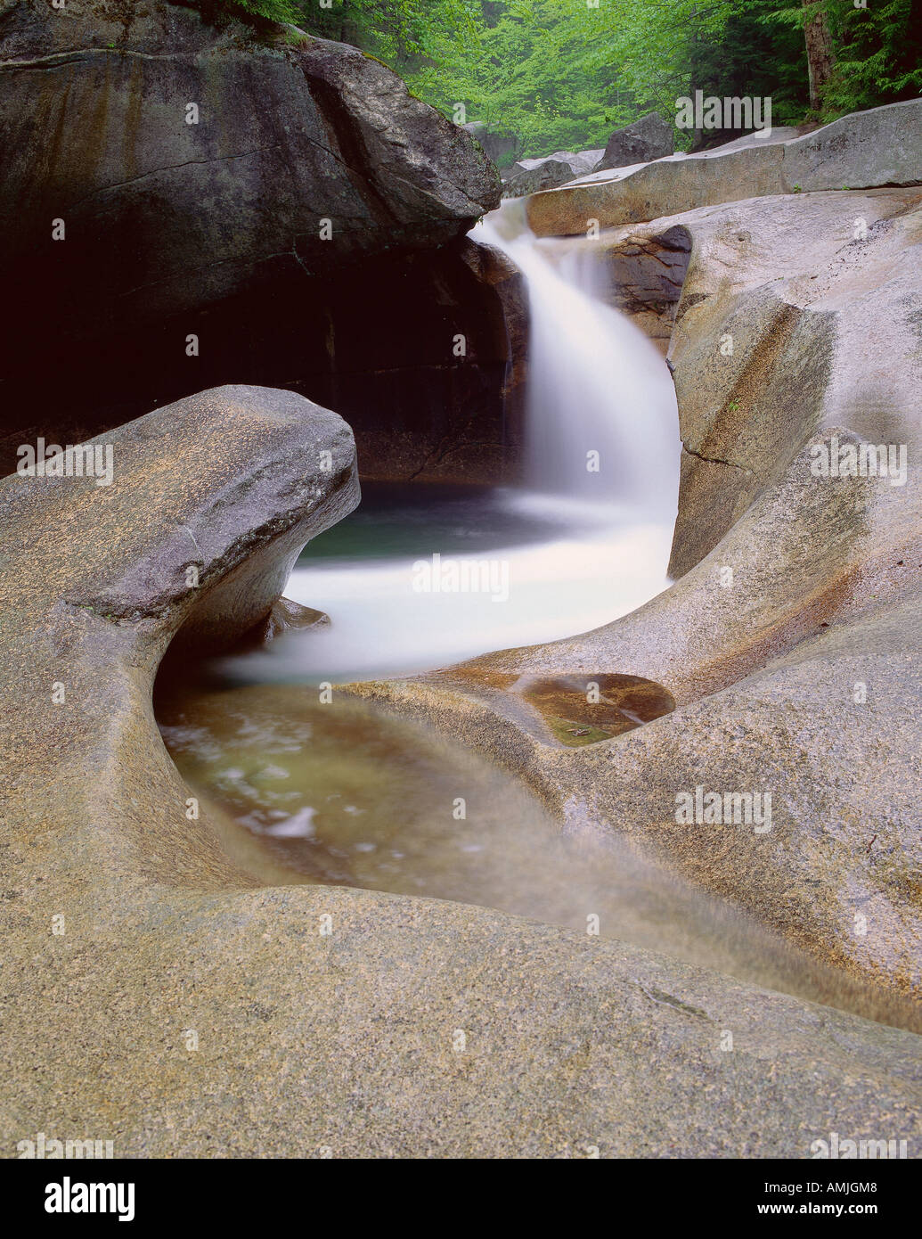 The Basin, Pemigewasset River, Franconia Notch State Park, New ...