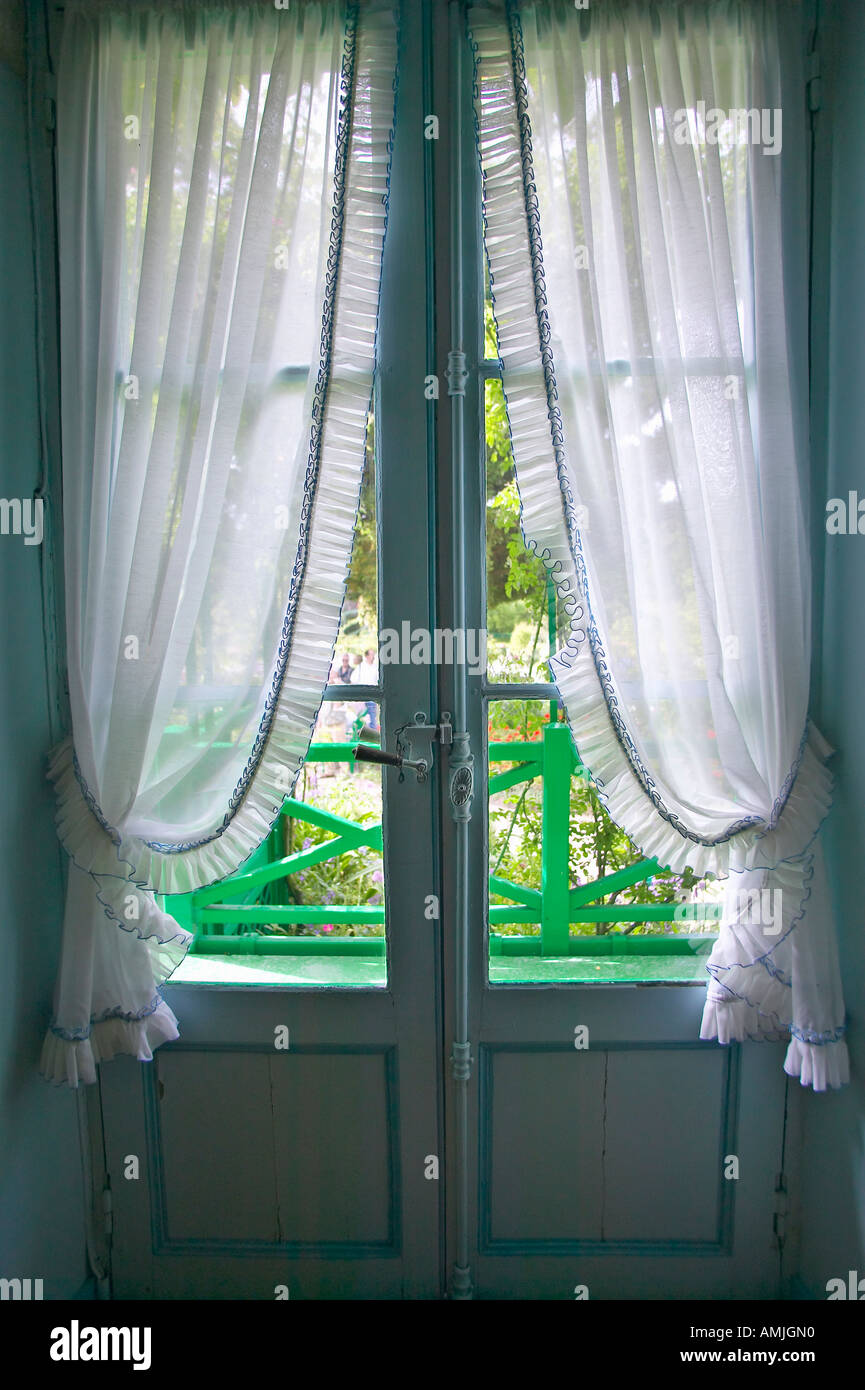 Window at Monet s Home Giverny France Stock Photo - Alamy