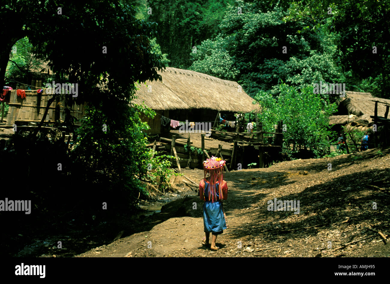 Village of the Lisu or Lisaw tribe Stock Photo - Alamy