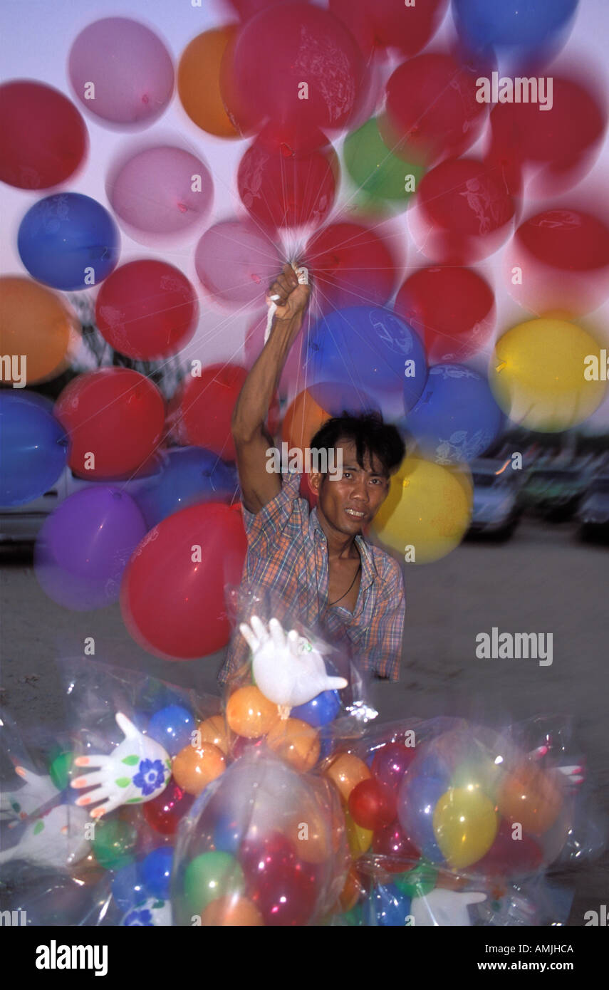 Bangkok selling balloons Stock Photo - Alamy