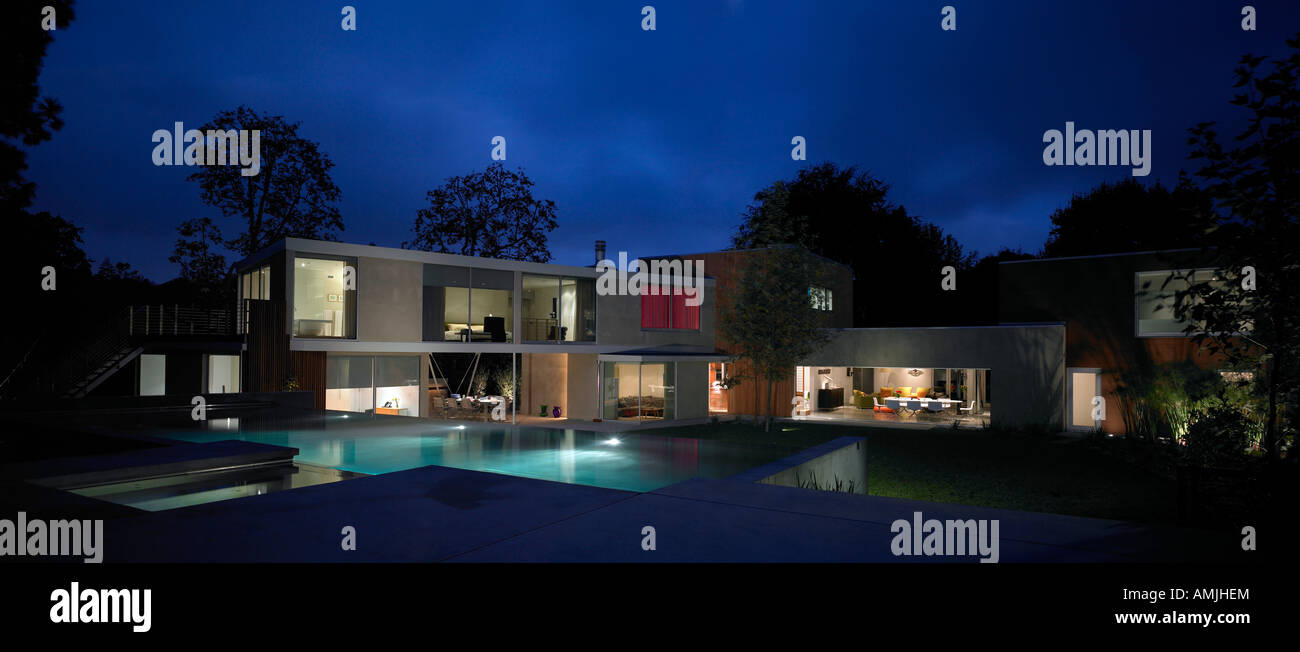 Kaplan Wright House, Los Angeles Architect: Susan Minter Stock Photo ...