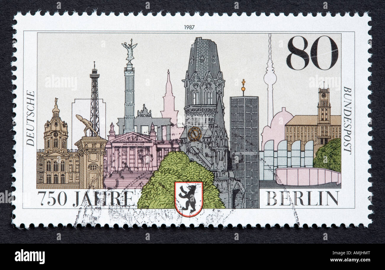 750 jahre berlin stamp hi-res stock photography and images - Alamy