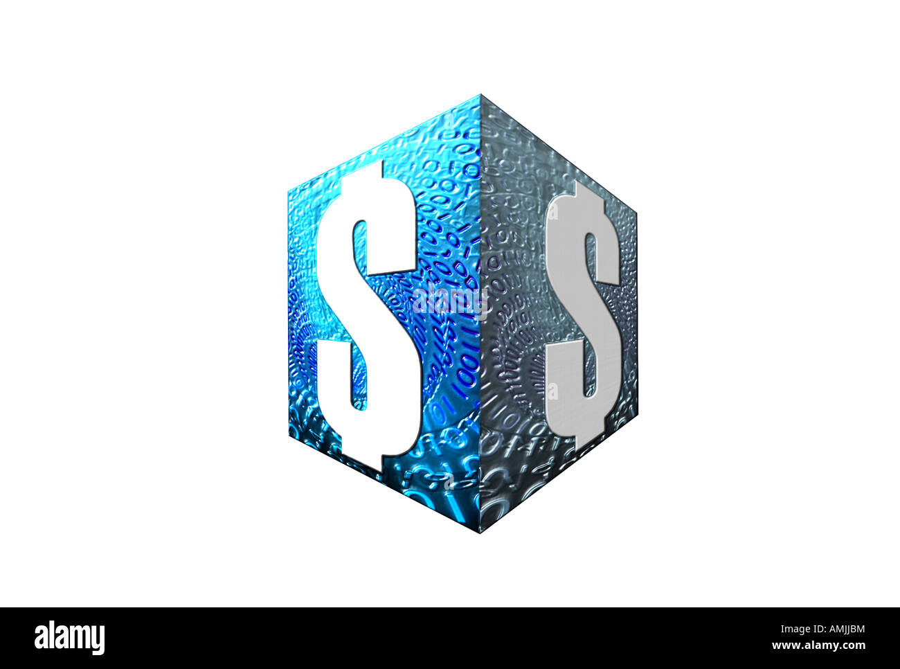 Dollar $ Sign Block Symbol Stock Photo - Alamy