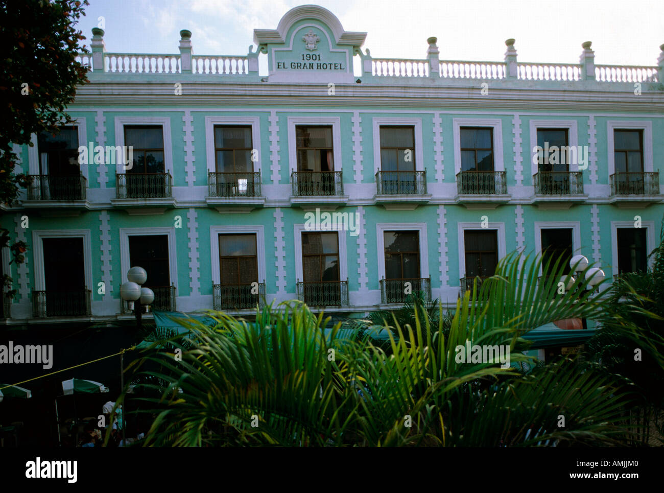 Mexiko, Yucatan, Merida, Gran Hotel Stock Photo - Alamy