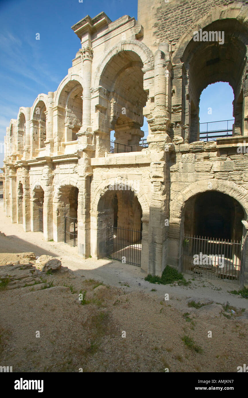 Exterior of the Arena of Arles from ancient Roman times can hold 24 000 ...