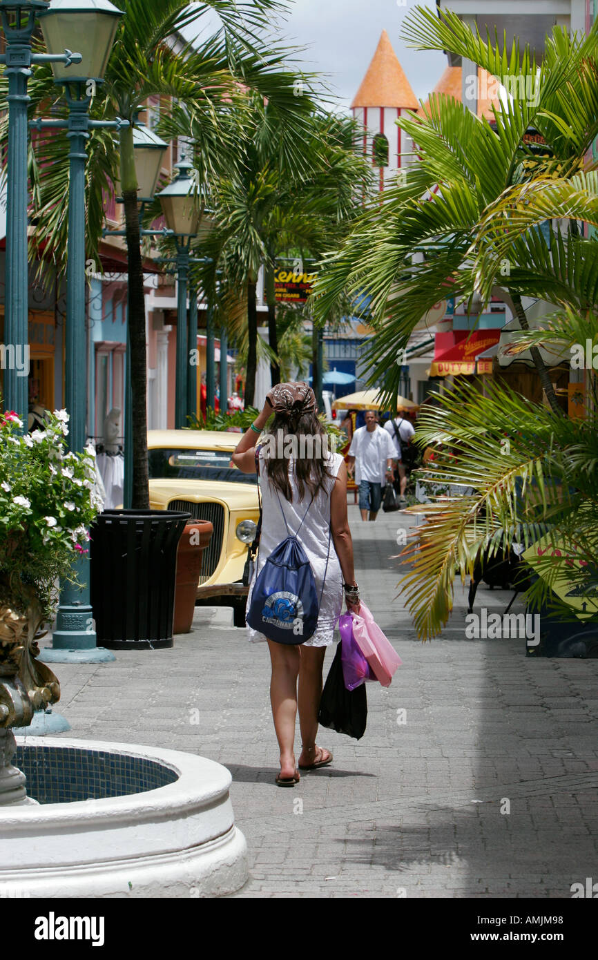 Shopping philipsburg st martin maarten hi-res stock photography and ...