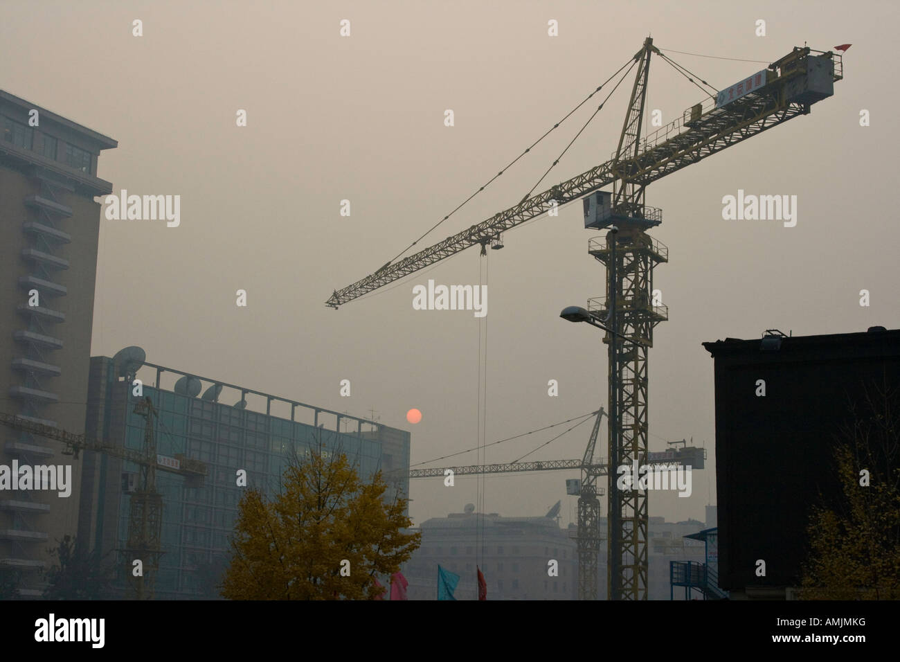 New Building Construction Site Beijing China Stock Photo - Alamy