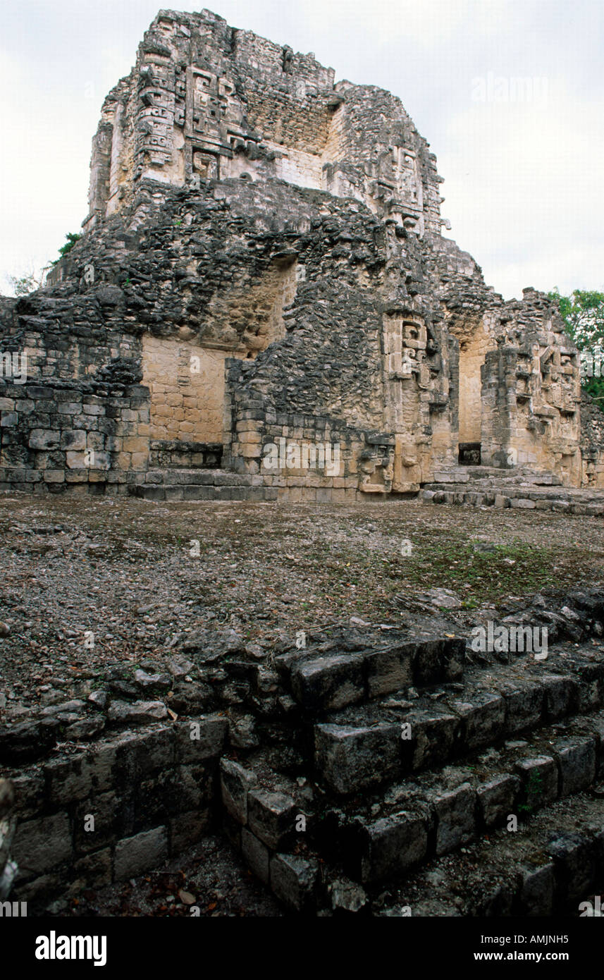 Mexiko, Yucatan, Chicana, erbaut im Rio-Bec-Stil Stock Photo - Alamy