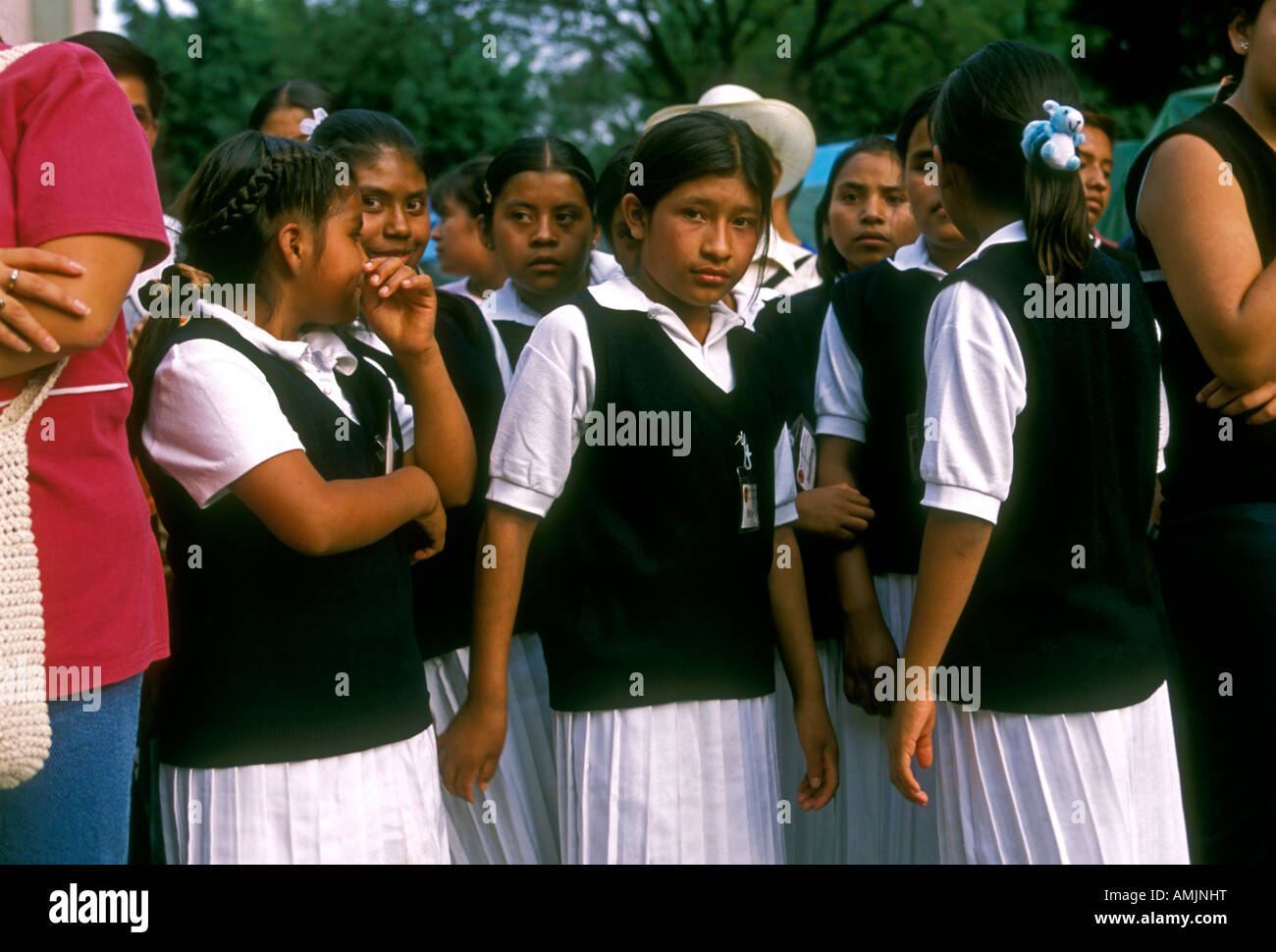 Mexican students, Mexican schoolchildren, schoolchildren, student field ...