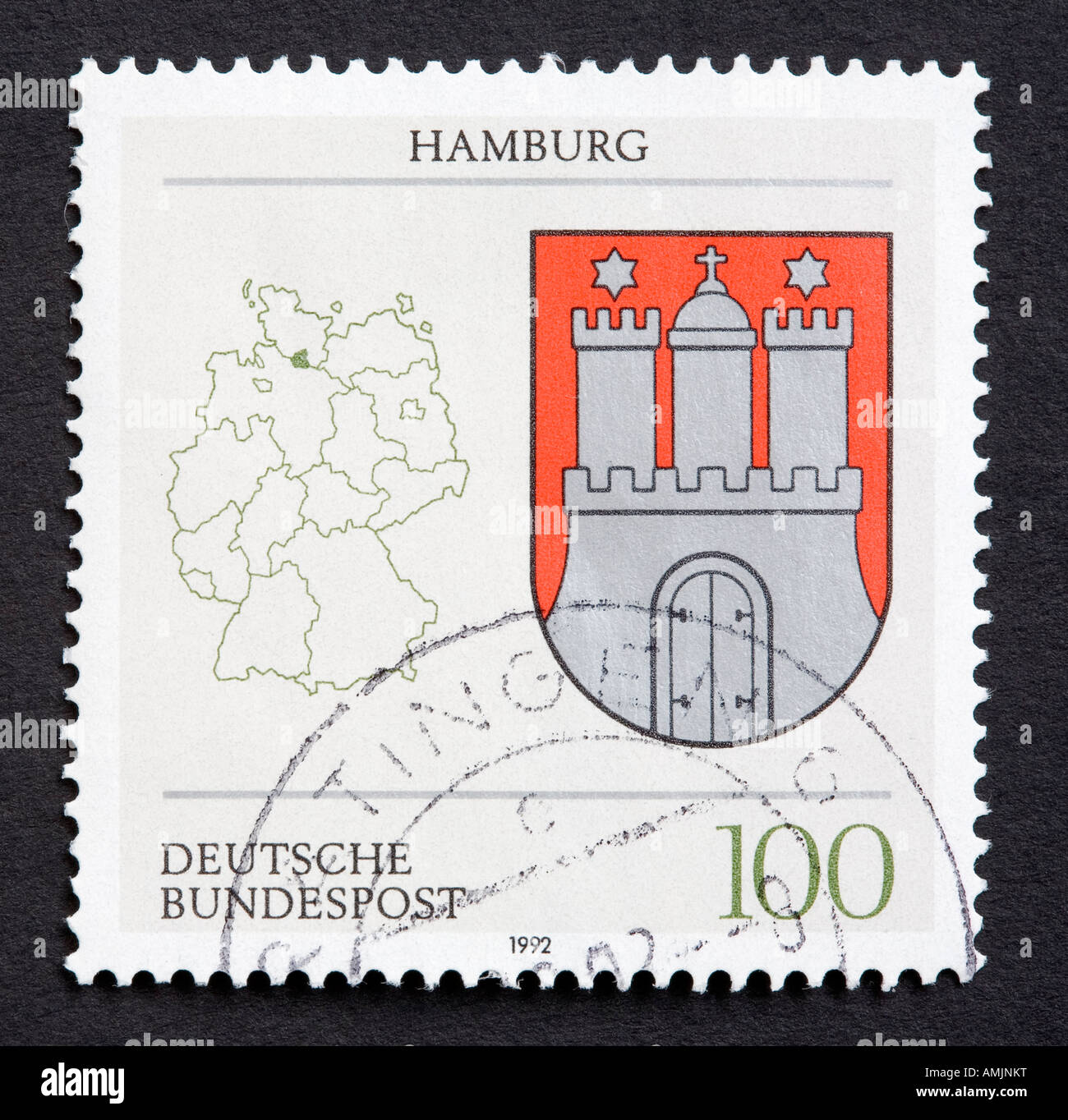 German postage stamp Stock Photo - Alamy