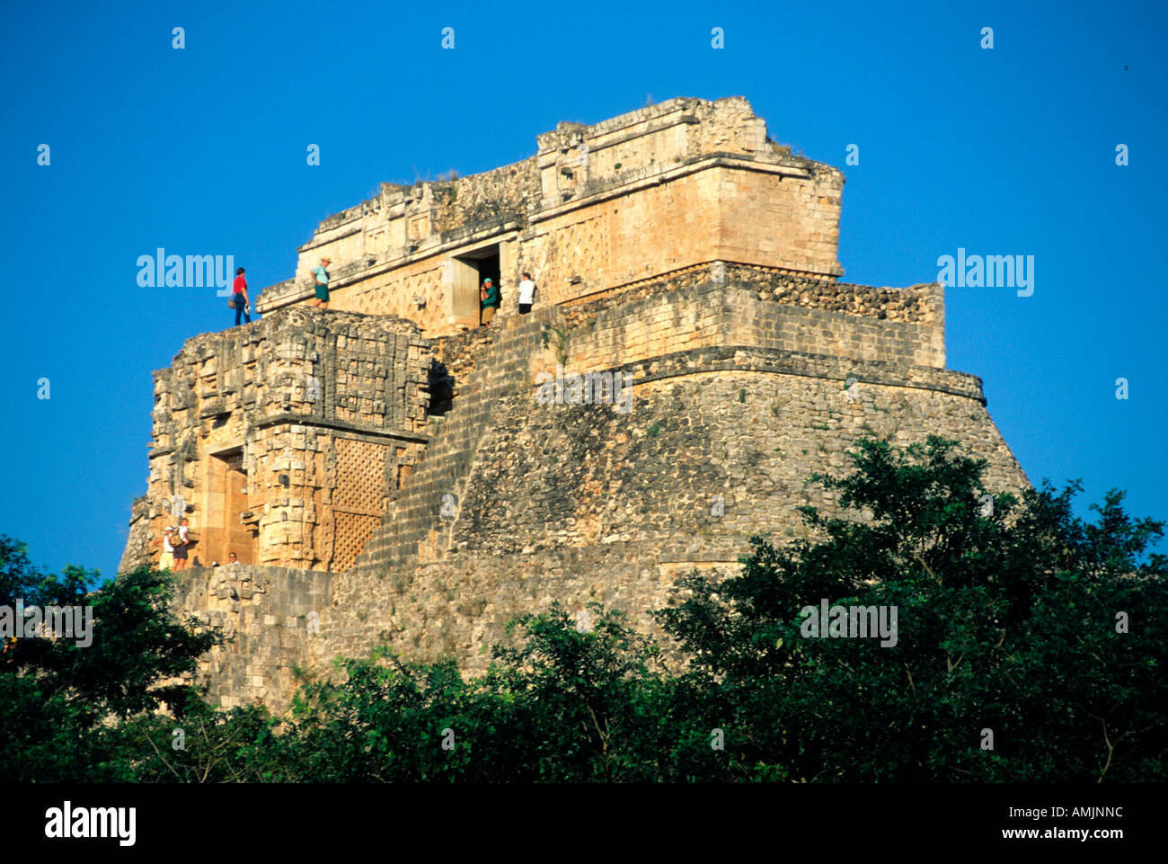 Mexiko, Yucatan, Uxmal im klassischen Maya-Puuc-Stil erbaut, Templo ...