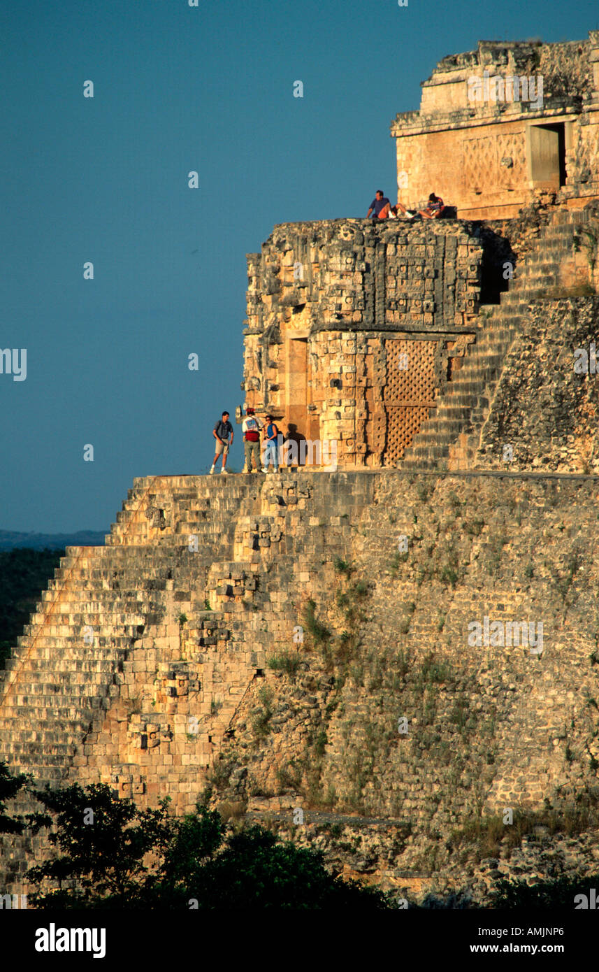 Mexiko, Yucatan, Uxmal im klassischen Maya-Puuc-Stil erbaut, Templo ...