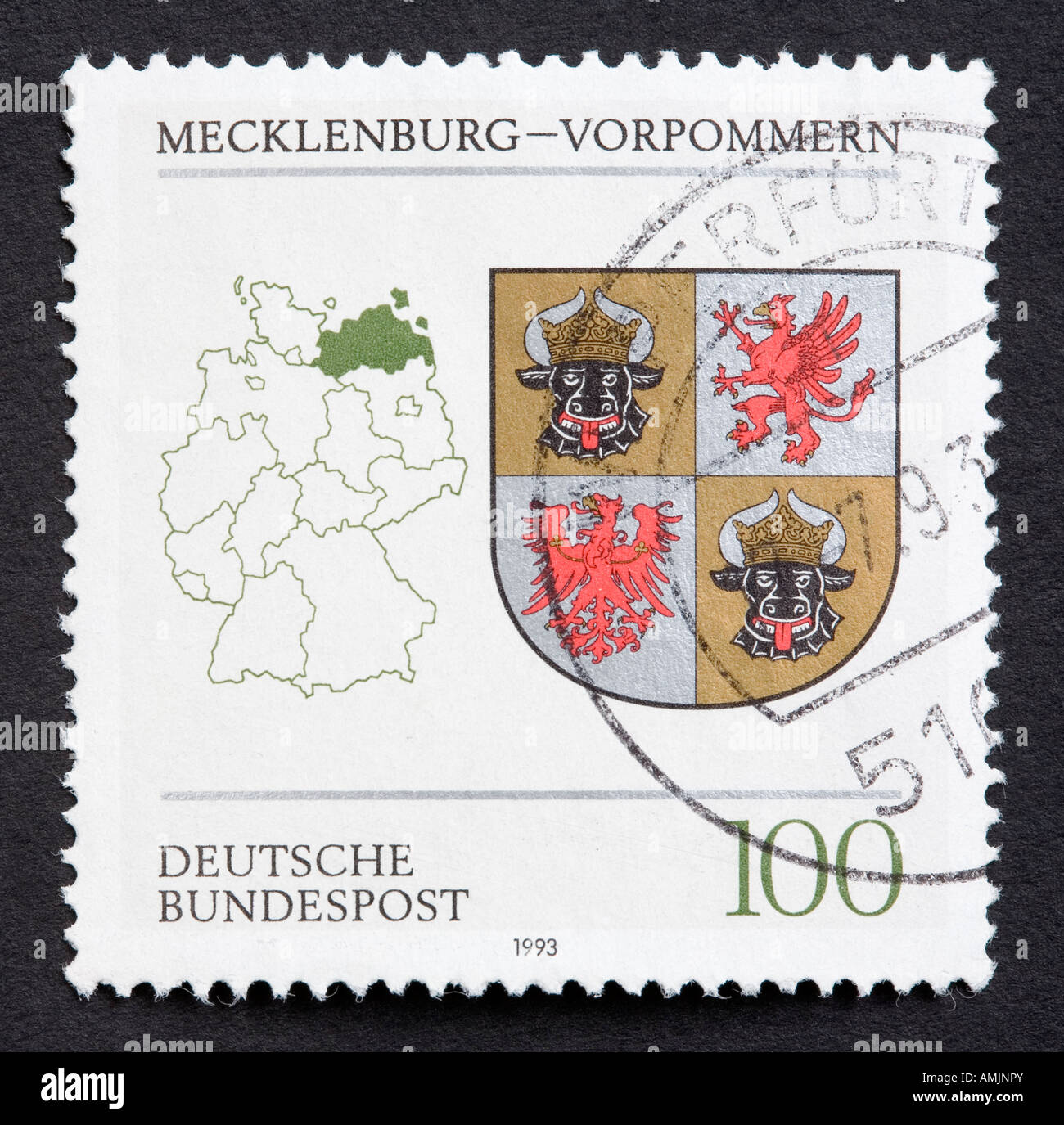 German postage stamp Stock Photo - Alamy